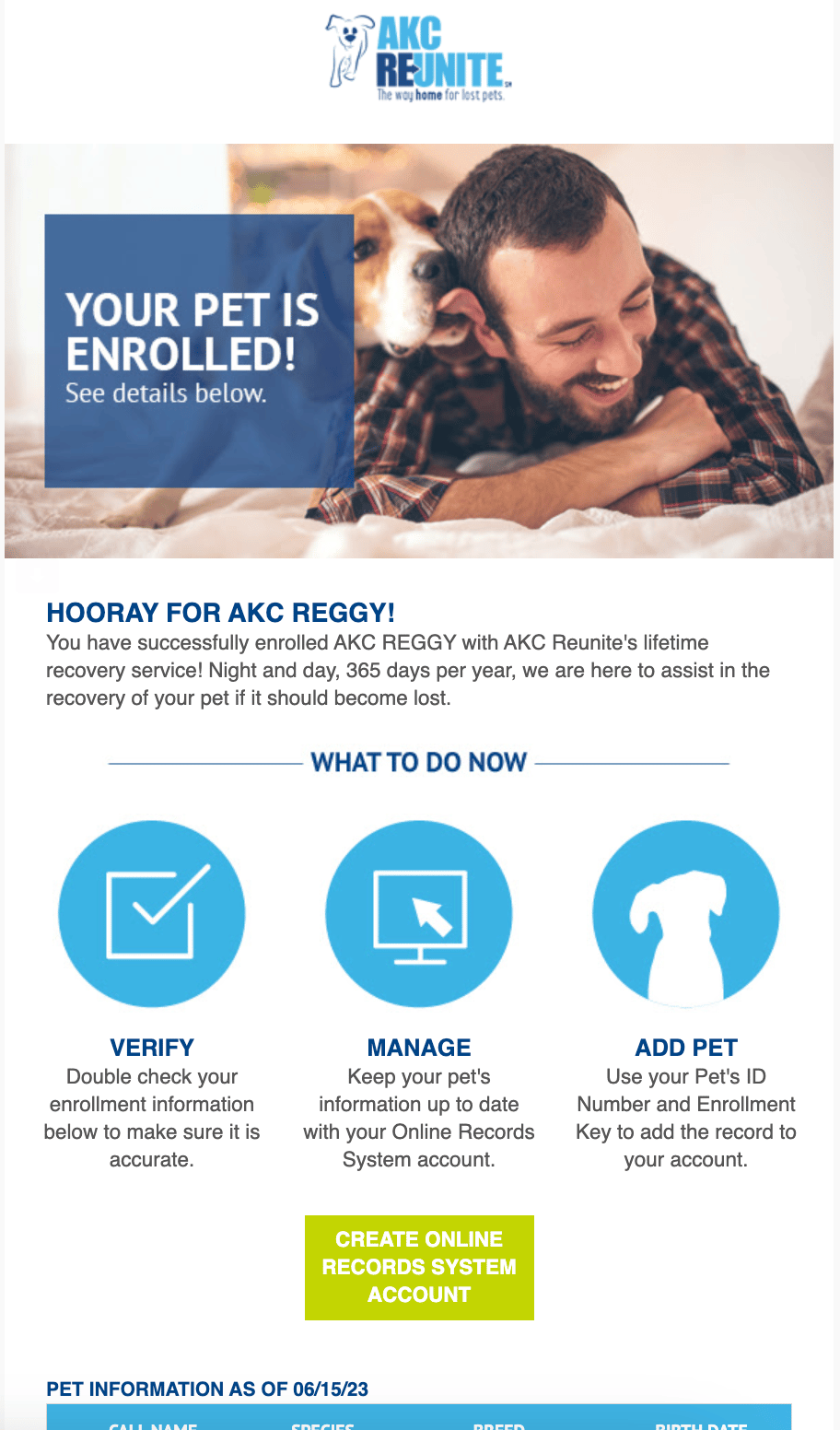 AKC Reunite Microchip Database FAQ