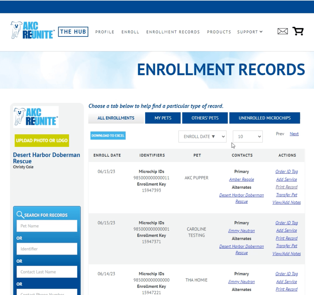 AKC Reunite Microchip Database FAQ